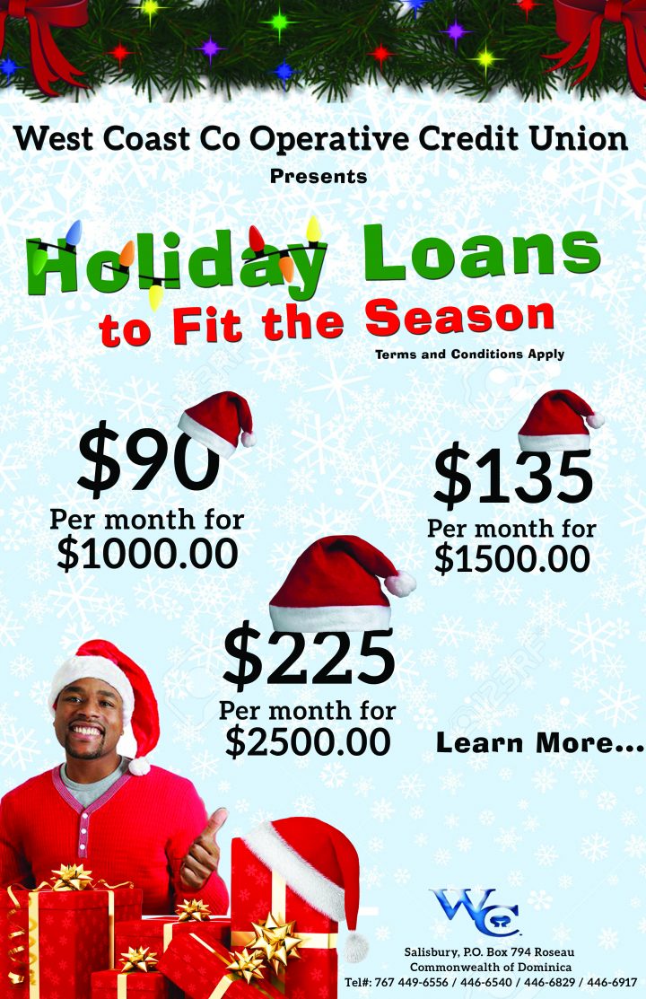 Holiday Loans – West Coast Co-operative Credit Union Ltd